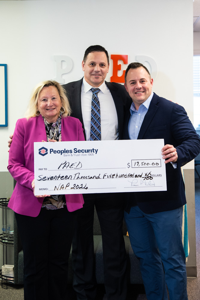 PAED Receives Funding Through Peoples Security Bank & Trust to Support ...